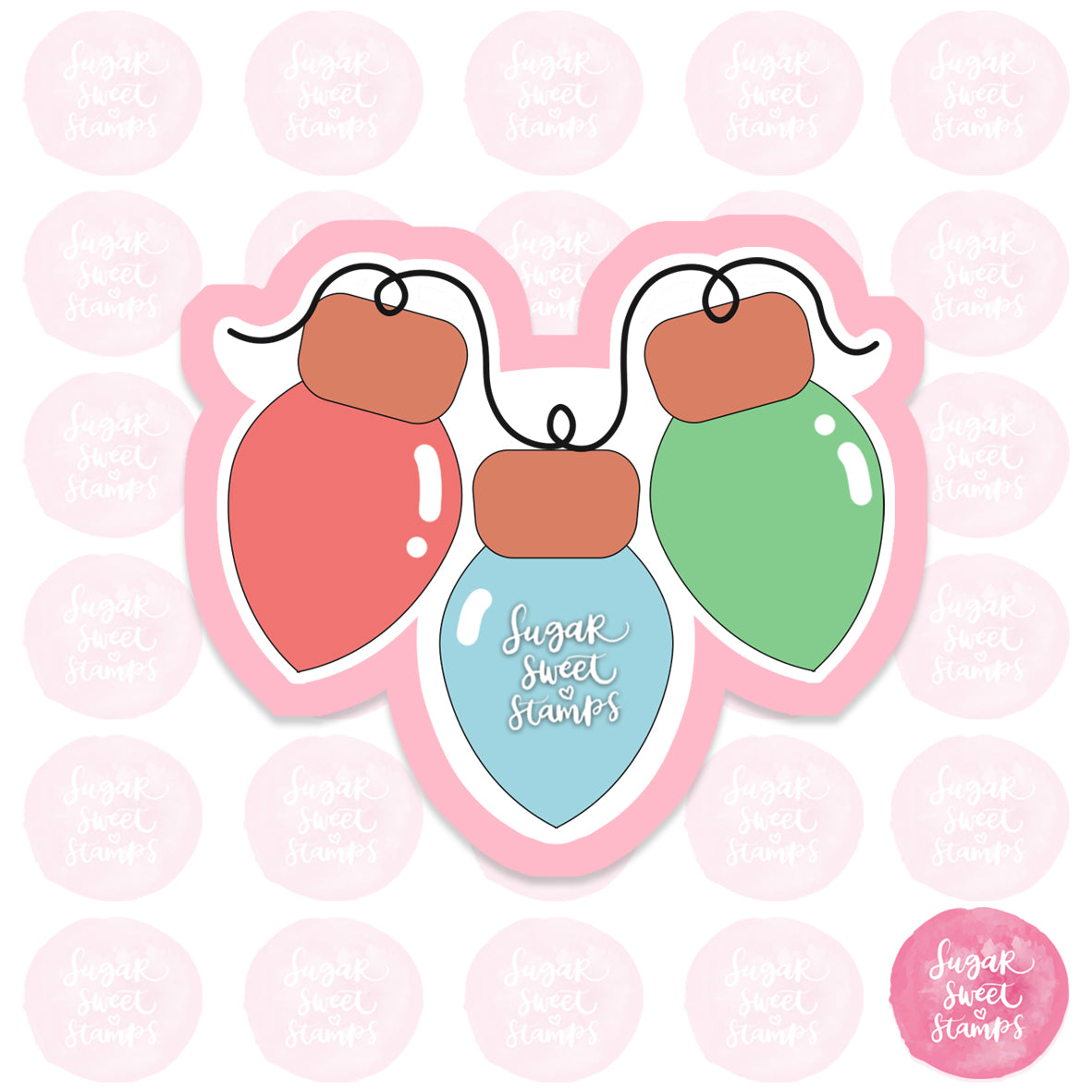 Sugar Sweet Stamps - Christmas Cookie Cutters - Xmas Lights Cutter