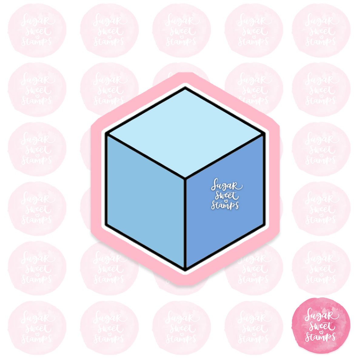 Sugar Sweet Stamps | Shape Cookie Cutters | Cube Cookie Cutter