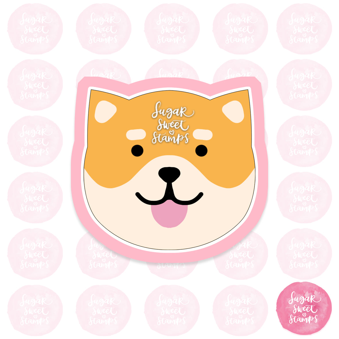 Sugar Sweet Stamps - Animal Cookie Cutters - Shiba Inu Cookie Cutter