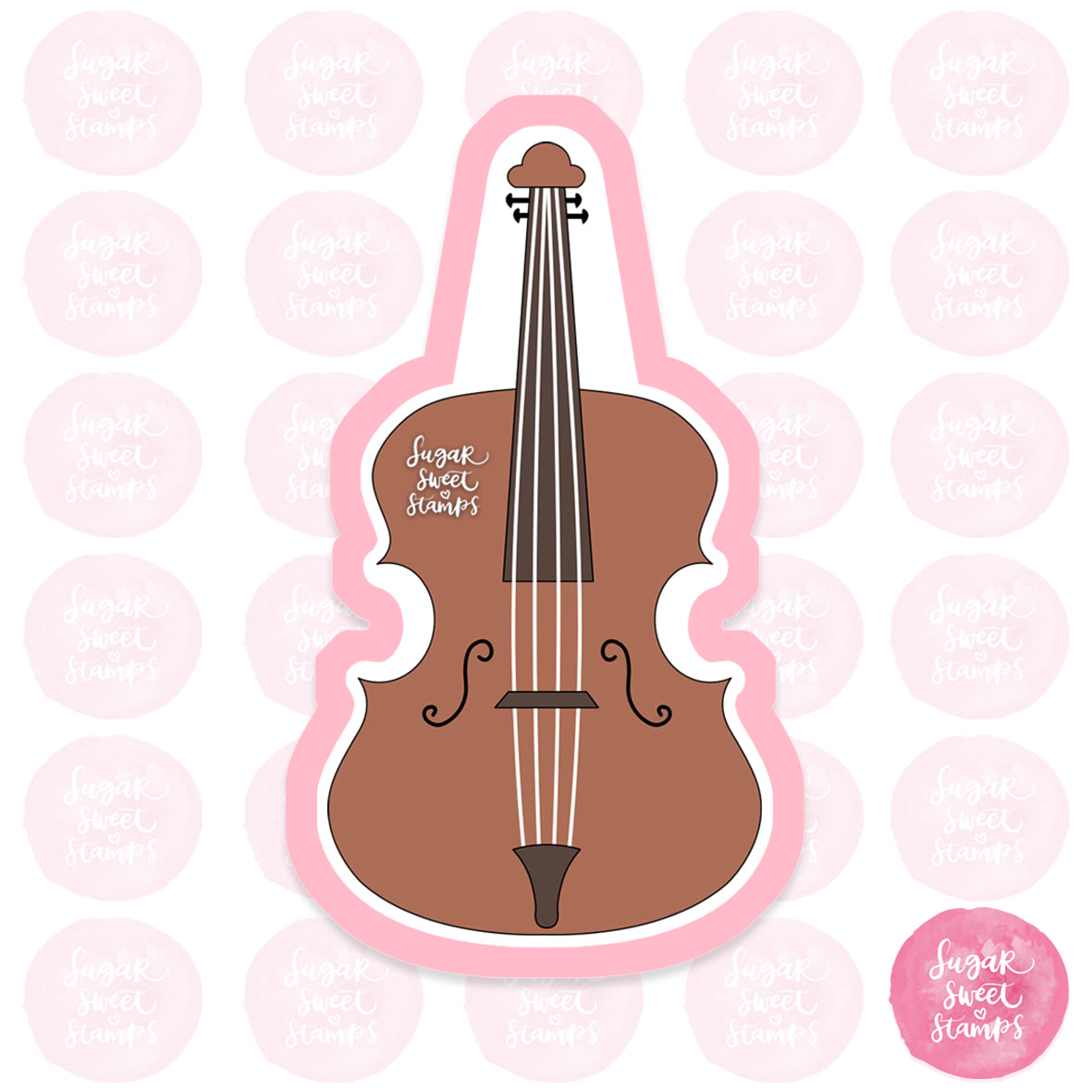 Sugar Sweet Stamps - Musical Cookie Cutters - Violin Cookie Cutter