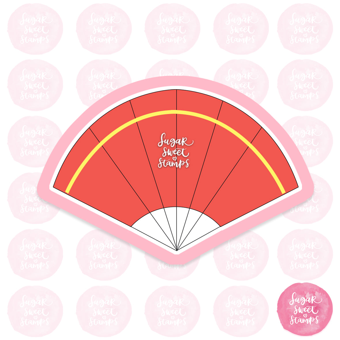 Folding Fan Cookie Cutter – Sugar Sweet Stamps
