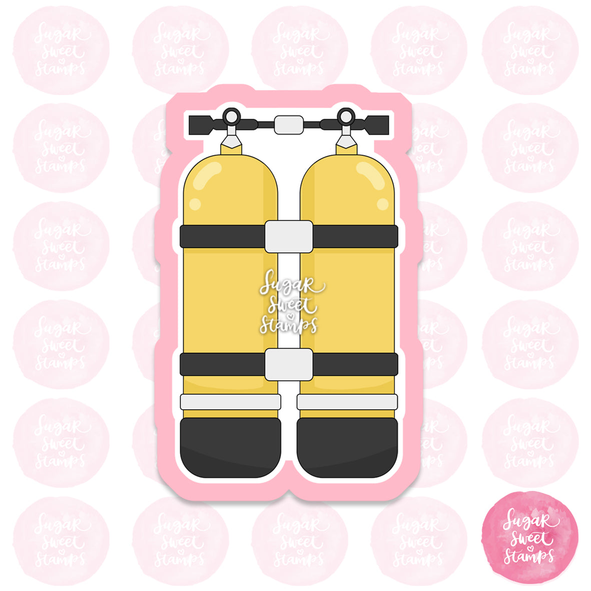 Scuba Tank Cookie Cutter – Sugar Sweet Stamps