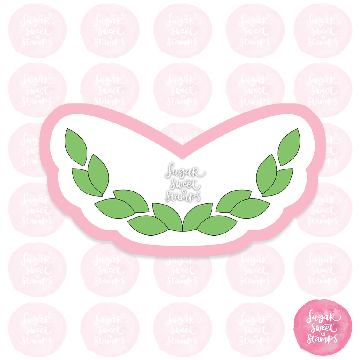 Sugar Sweet Stamps - Nature Cookie Cutters - Curved Leaf Divider